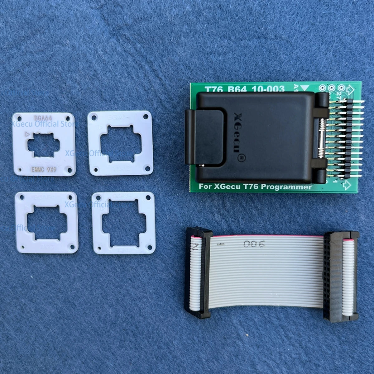 EMMC BGA64 Adapter IC Socket for XGecu T76 Programmer with Dual Head