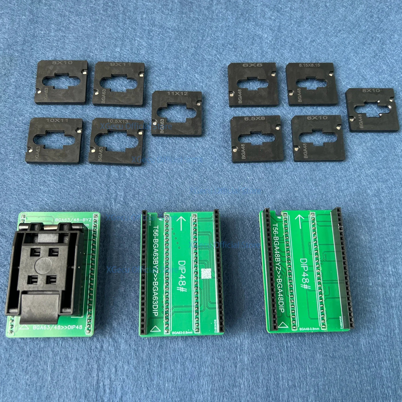 ADP-BGA48-0.8 & ADP-BGA63-0.8 Two-in-One Adapter For BGA48/63 to DIP48 only for use T56 or T76 ...