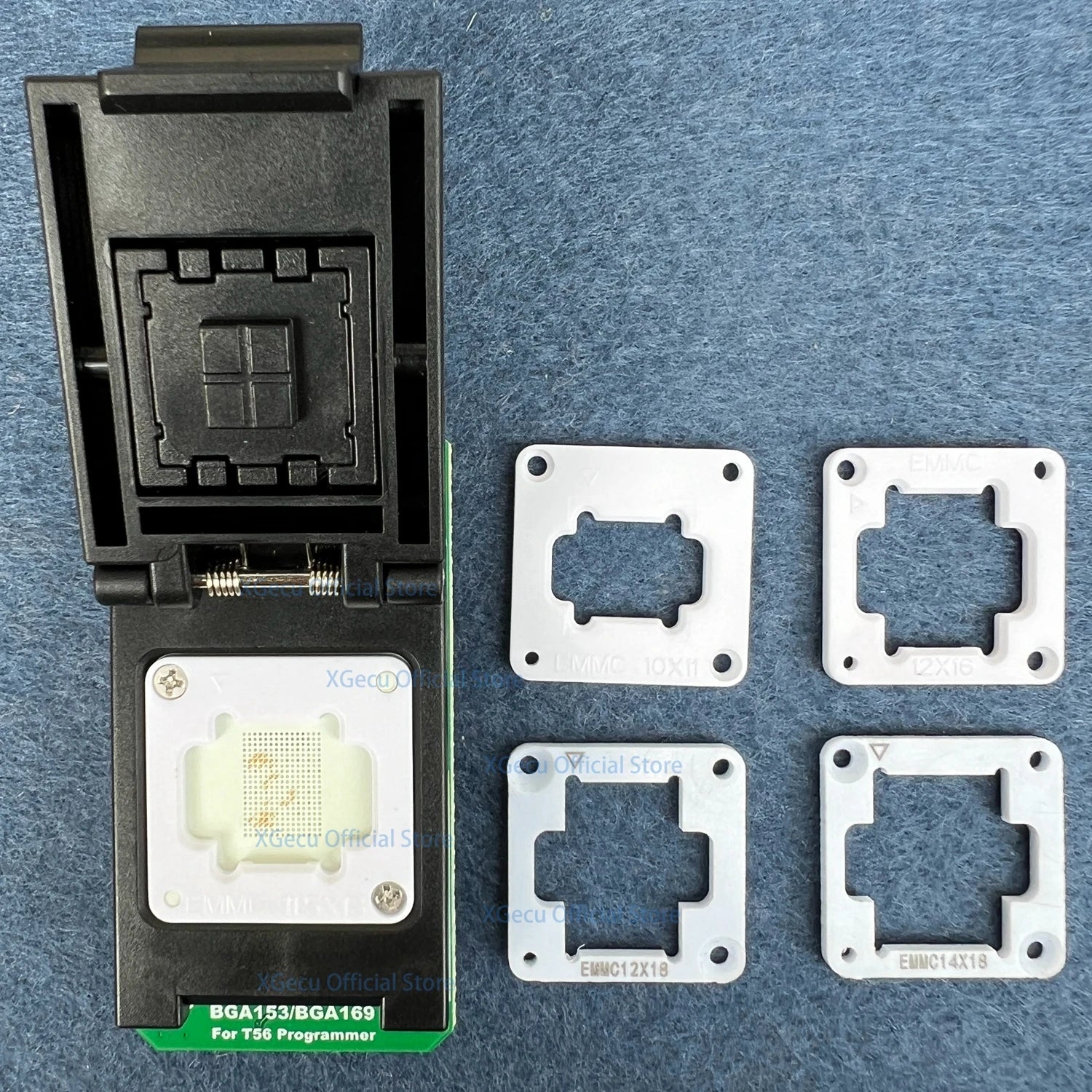 EMMC BGA153 BGA169 Adapter IC Socket for XGecu T56 Programmer with Dual ...