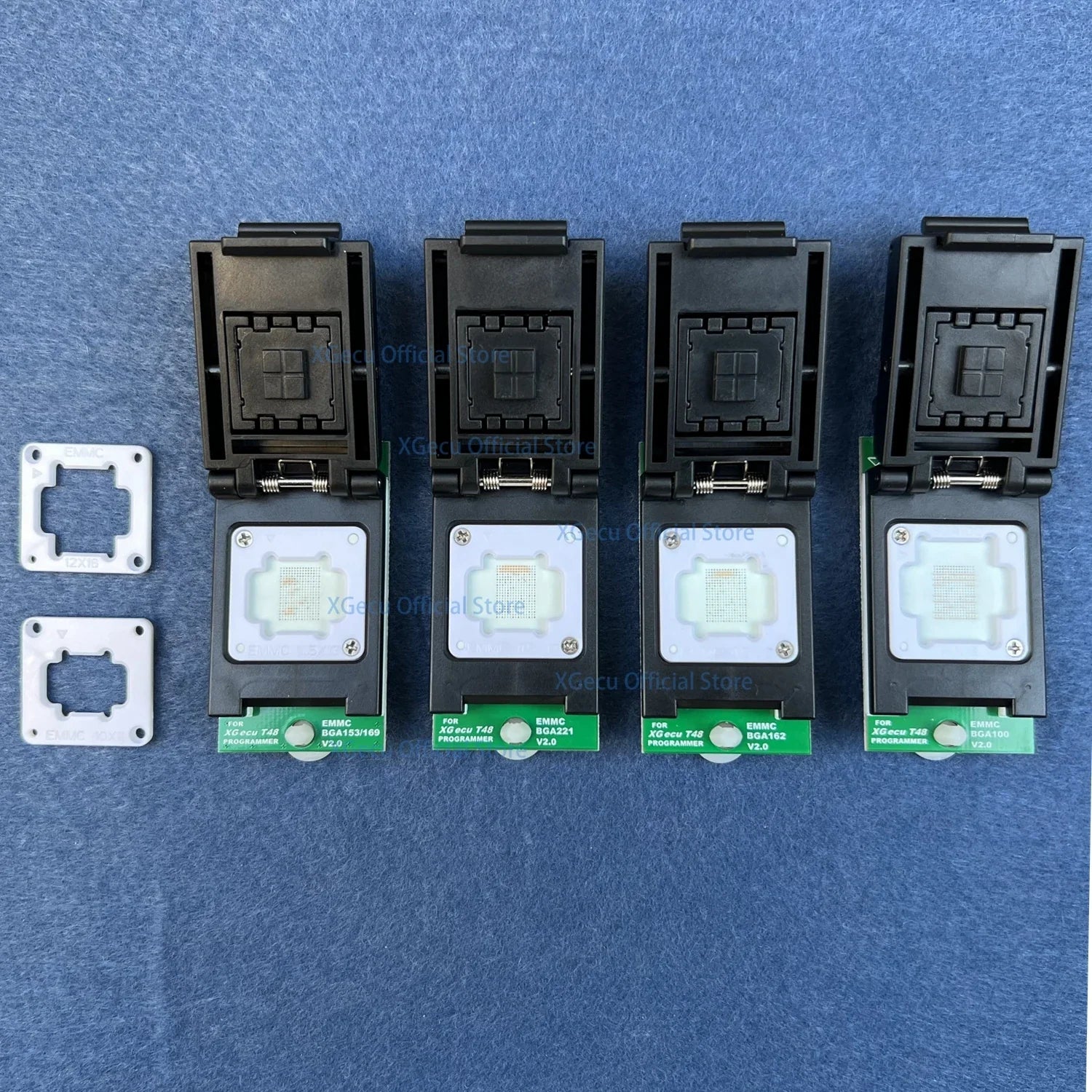 V2 Dual Head Probe EMMC BGA 5-in-1 Adapter kit/ IC Socket for XGecu T