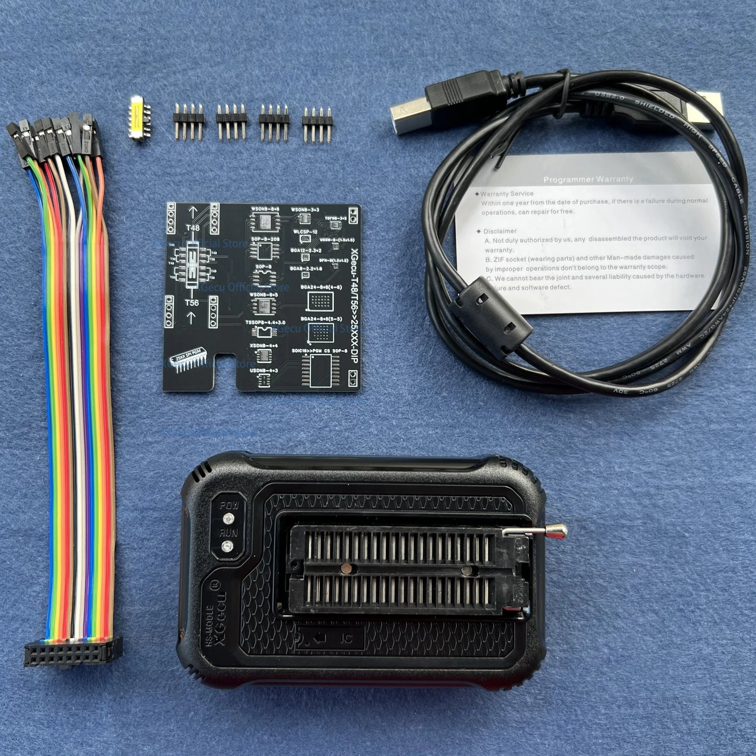 XGecu T48 (TL866-3G) Programmer Support 34000+ ICs for SPI/Nor/NAND F
